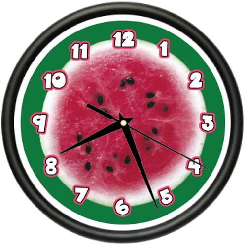 Watermelon Wall Clock Kitchen Decor Home Fruit Gift : Amazon.in: Home ...