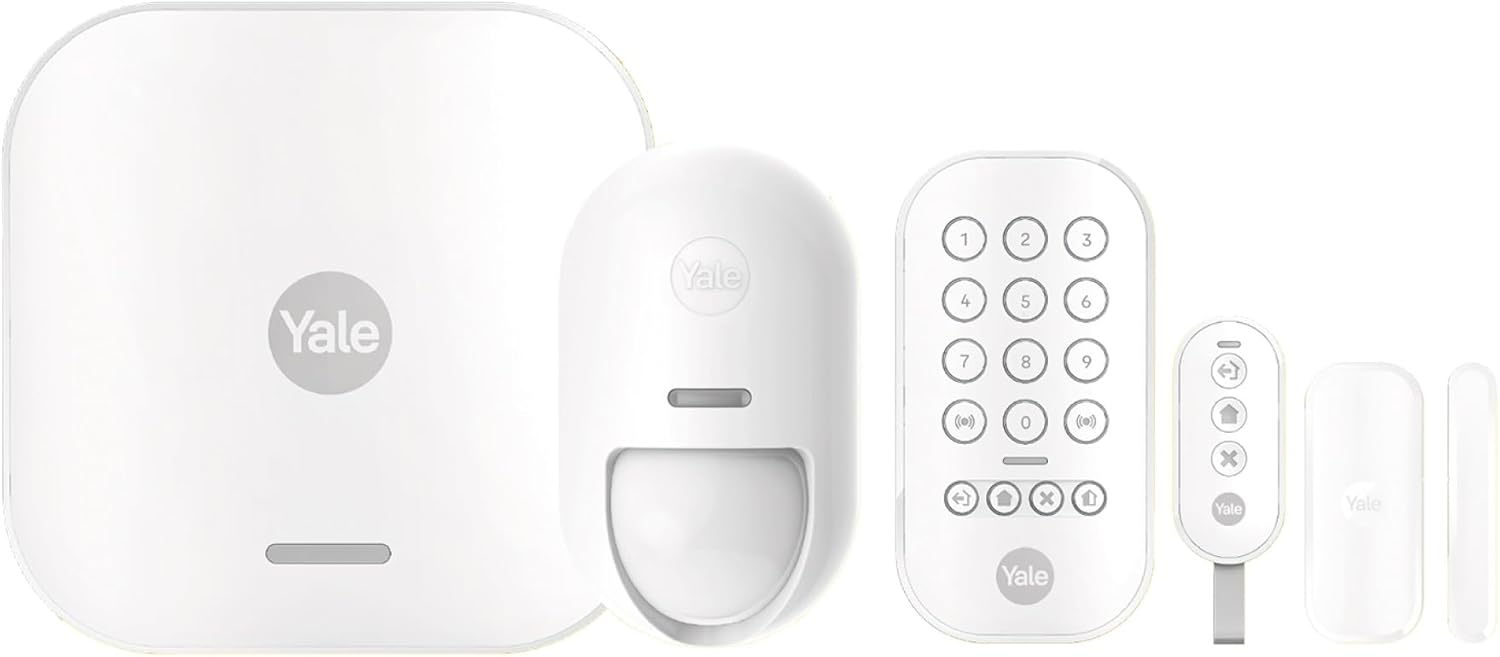 Yale Smart Alarm Starter Kit [NO Subscription Required] | 5 Pieces ...