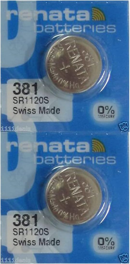 Amazon.com: Renata 379 SR521SW Batteries - 1.55V Silver Oxide 379 Watch ...