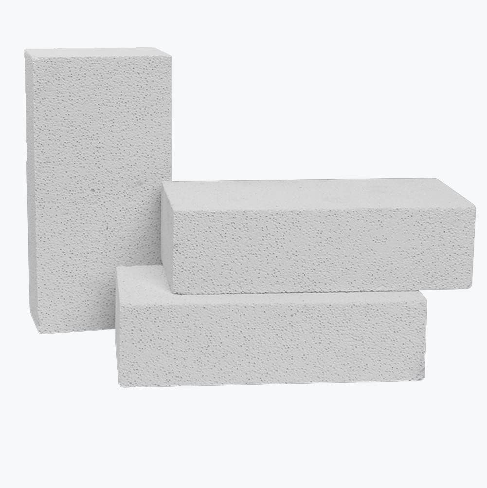Amazon.com: 3PCS 9"x4.5"x2.5" 2300F, Fire Brick Heat Insulation Block ...