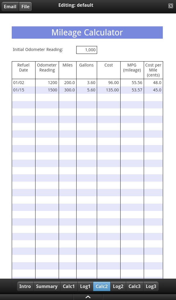 Mileage Calculator - App on Amazon Appstore