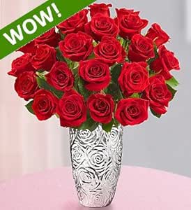 Amazon.com : 24 Red Roses. : Grocery & Gourmet Food