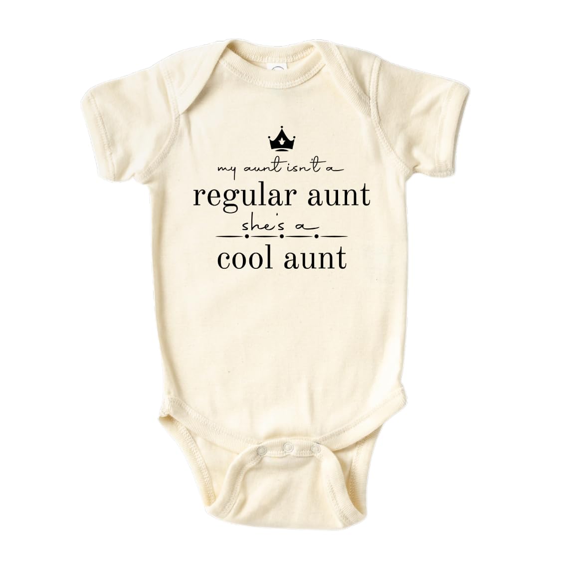Amazon.com: My Aunt Isn't A Regular Aunt Baby Onesie® Cute Auntie Baby ...