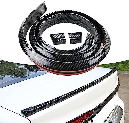 Amazon.com: GKmow Pack-1 Car Rear Spoiler, 1.37" x 59" Rubber Car Rear ...