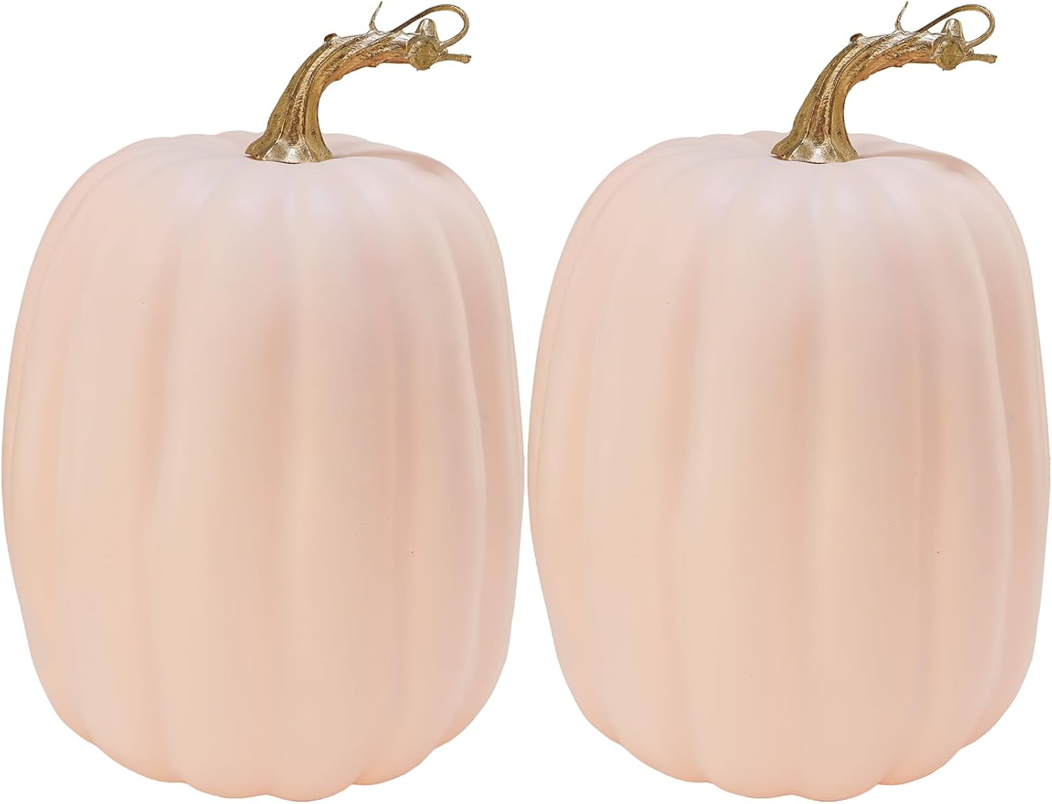 Amazon.com: Winlyn 2 Pcs Large Artificial Pumpkins Fall Harvest Light ...