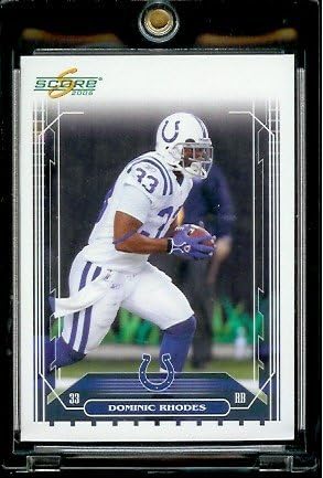Amazon.com: 2006 Score Factory Set Single Card # 117 Dominic Rhodes ...