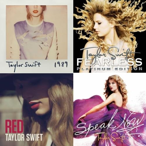 Amazon.com: Taylor Swift Vinyl Collection: Red / Fearless Platinum ...