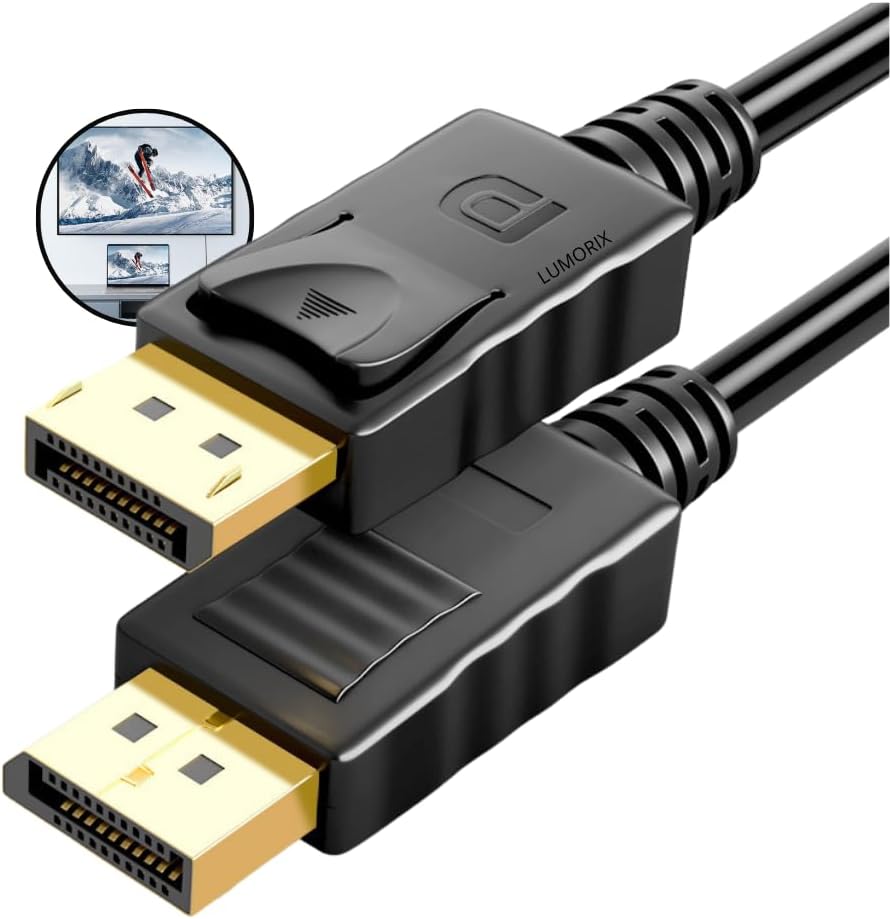 Cabo DisplayPort 1.2 Ultra HD 4K 2K Full HD 1080p 240Hz - 1.8 Metro ...