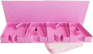 Amazon.com: WENPACK Empty Mother's Day Gift Box MAMA Cardboard Letter Shaped Fillable Chocolate ...