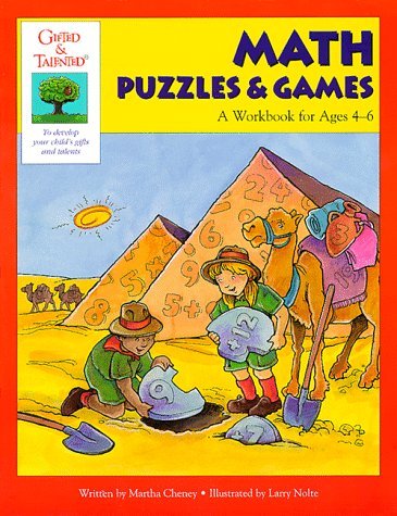 Math Puzzles & Games: A Workbook for Ages 4-6 (Gifted & Talented Series ...