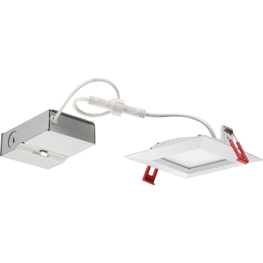 Buy Lithonia Lighting Wafer 4 in. White Integrated LED Recessed Kit ...