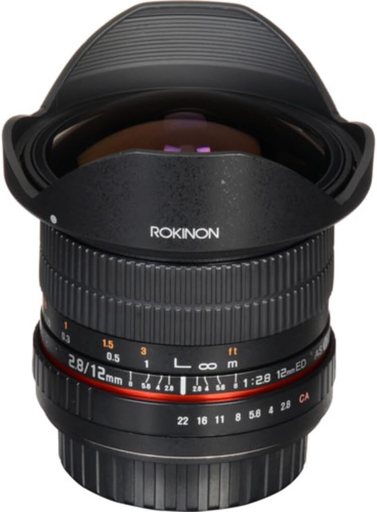Amazon.com : Rokinon 12mm F2.8 Full Frame Fisheye Lens for Nikon AE ...