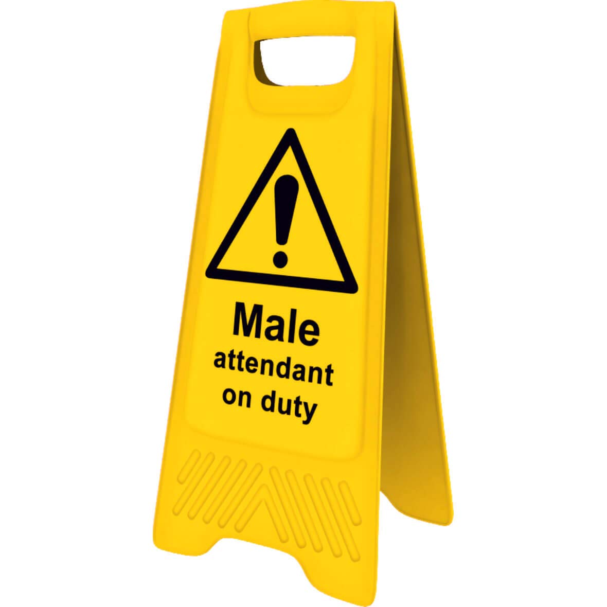 'Male Attendant On Duty', Heavy Duty A Board (620mm x 200mm) : Amazon ...