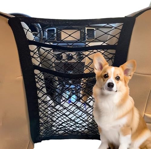 Candora Car Pet Barrier Safety Net - Car Safety Net Hatchback Dog Guard ...