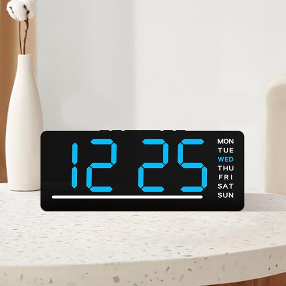 Small Digital Alarm Clock For Bedrooms Bedside, Tiny Electric Clock ...