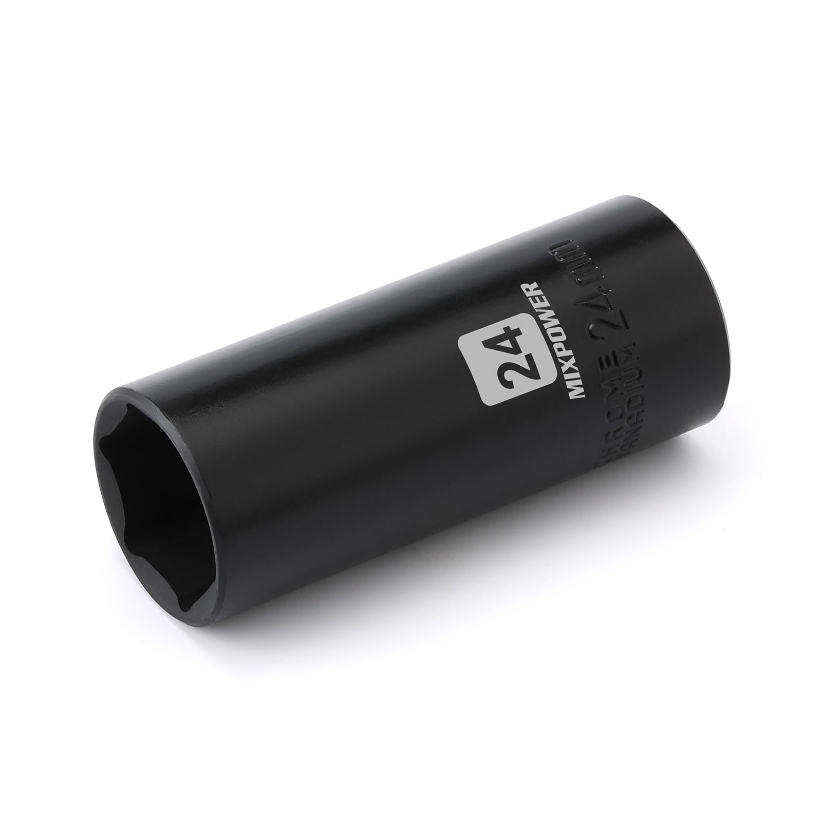 Amazon.com: MIXPOWER 1/2-Inch Drive Deep Impact Socket, 24mm, 6 Point ...