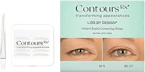 Contours Rx Lids by Design Eyelid Lift Strips with Travel Case and ...