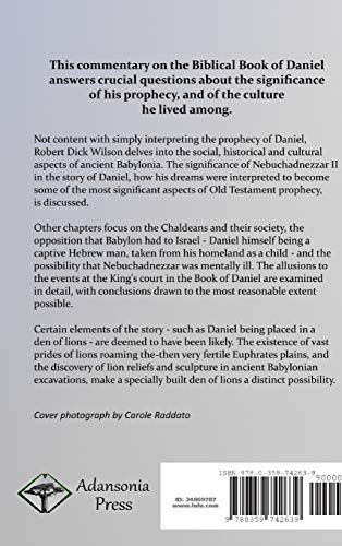 Snapklik.com : Studies In The Book Of Daniel: A Bible Commentary On The ...