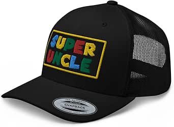 RIVEMUG NG Super Uncle Curved Bill Embroidered Trucker Hat Mid Crown ...