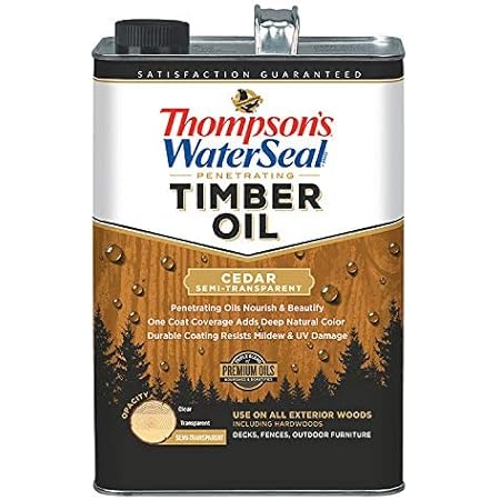 Thompson's WaterSeal TH.049831-16 Penetrating Transparent Timber Oil ...