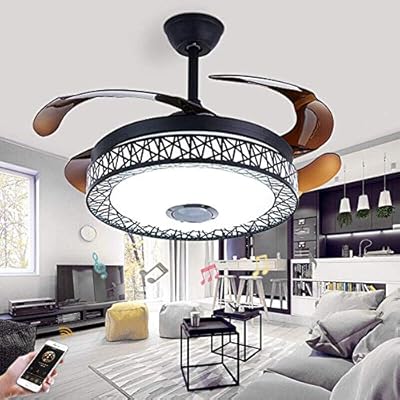 Modern Ceiling Fan Light with Bluetooth Speaker, Australia | Ubuy