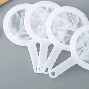 Kitchen Ultra-Fine Nylon Mesh Strainer I Plastic Sieve Filter Spoon for ...