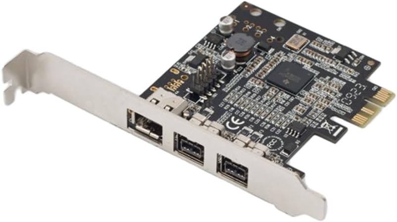 Amazon.com: LinksTek 4-Ports PCIE 1394A Firewire 400 Card for Windows ...