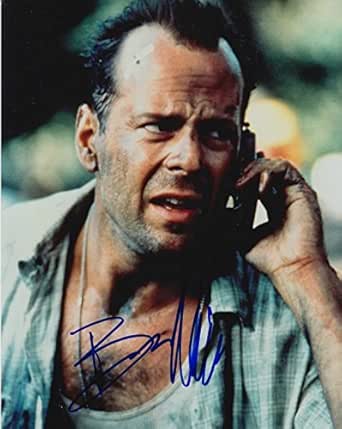 Bruce Willis signed 8x10 photo at Amazon's Entertainment Collectibles Store