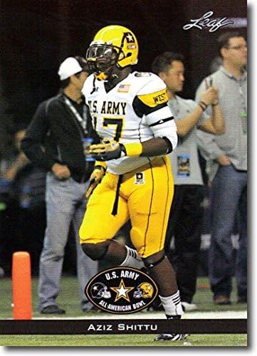 (10) 2012 AZIZ SHITTU Leaf U.S. Army Aflac All-American RC's STANFORD ...