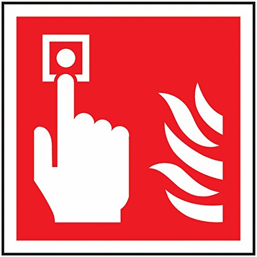 Schilder und Etiketten amzfr04002r "FIRE ALARM Call Point" FIRE ...
