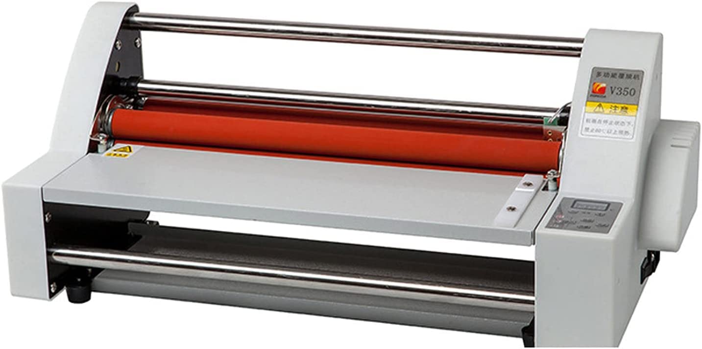 Electronic Temperature Control 350mm Hot Cold Roll Laminator - With ...