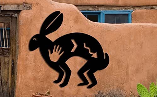 Amazon.com: Jack Rabbit Southwest - Large Metal Garden Art Yard Metal ...
