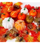 Amazon.com: Popest 2 Pack Fall Decor Maple Leaves with Lights, 6.8 Ft ...