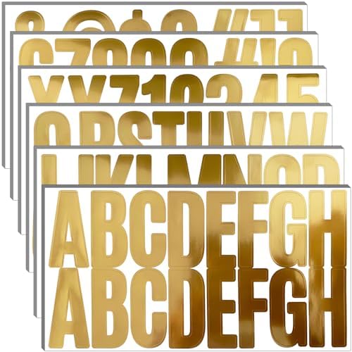 Amazon.com: Bemeol 2.5 Inch Letter Stickers 800 Pieces 48 Sheets ...