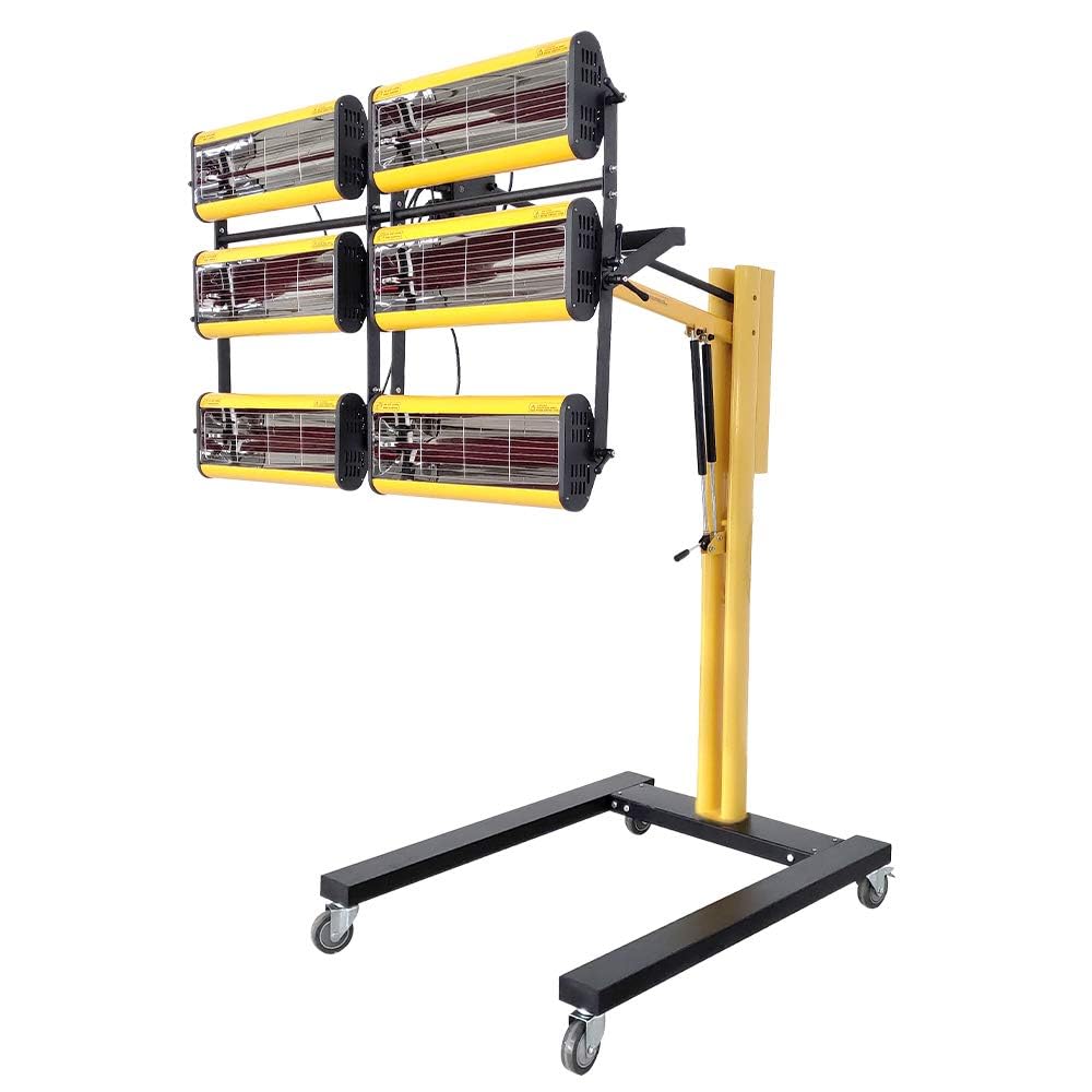 Buy Solary Infrared Paint Baking Lamp, 6x1050W 220V Automotive ...