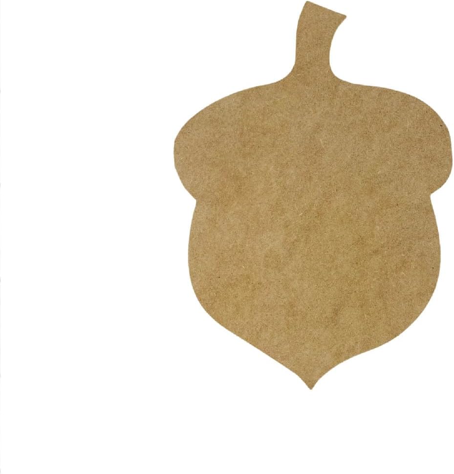 Amazon.com: Fall Acorn Unfinished Cutout, Wooden Shape, Paint-able ...