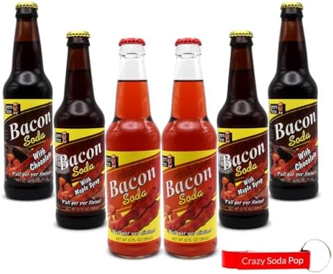 Amazon.com : Bacon Soda Pop | Ultimate Bacon Lover | Real Cane Sugar ...
