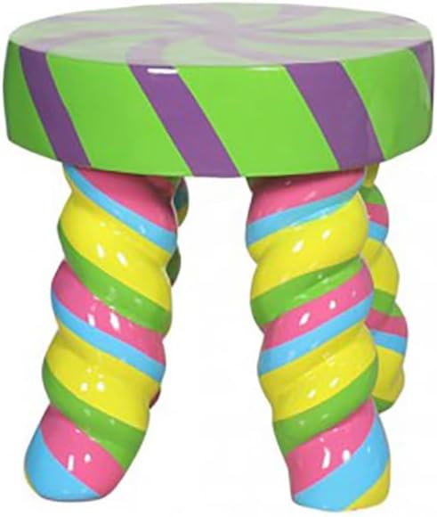 Amazon.com: Queens of Christmas Rainbow Candy Stool : Home & Kitchen