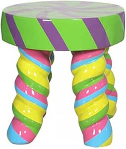 Amazon.com: Queens of Christmas Rainbow Candy Stool : Home & Kitchen