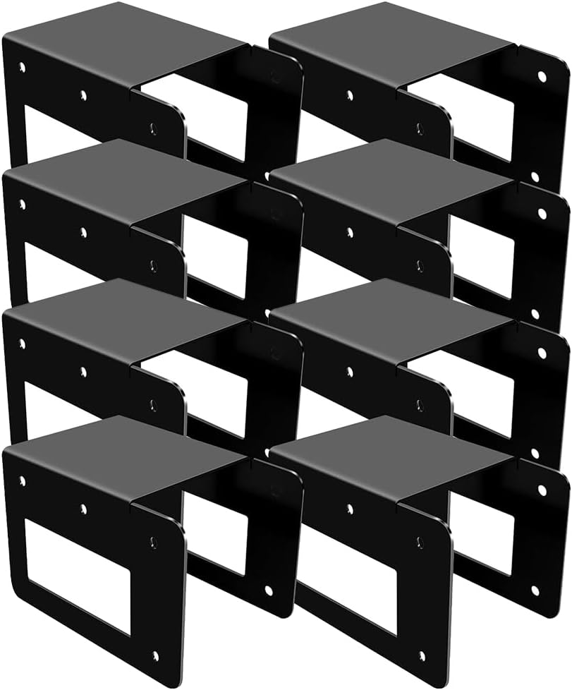 Amazon.com: Outdoor Firewood Racks - 8 Pack Log Storage Rack Bracket ...
