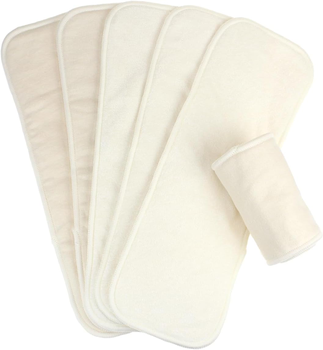 Amazon.com: Hemp Diaper Inserts: Overnight Cloth Diaper Doubler Booster ...