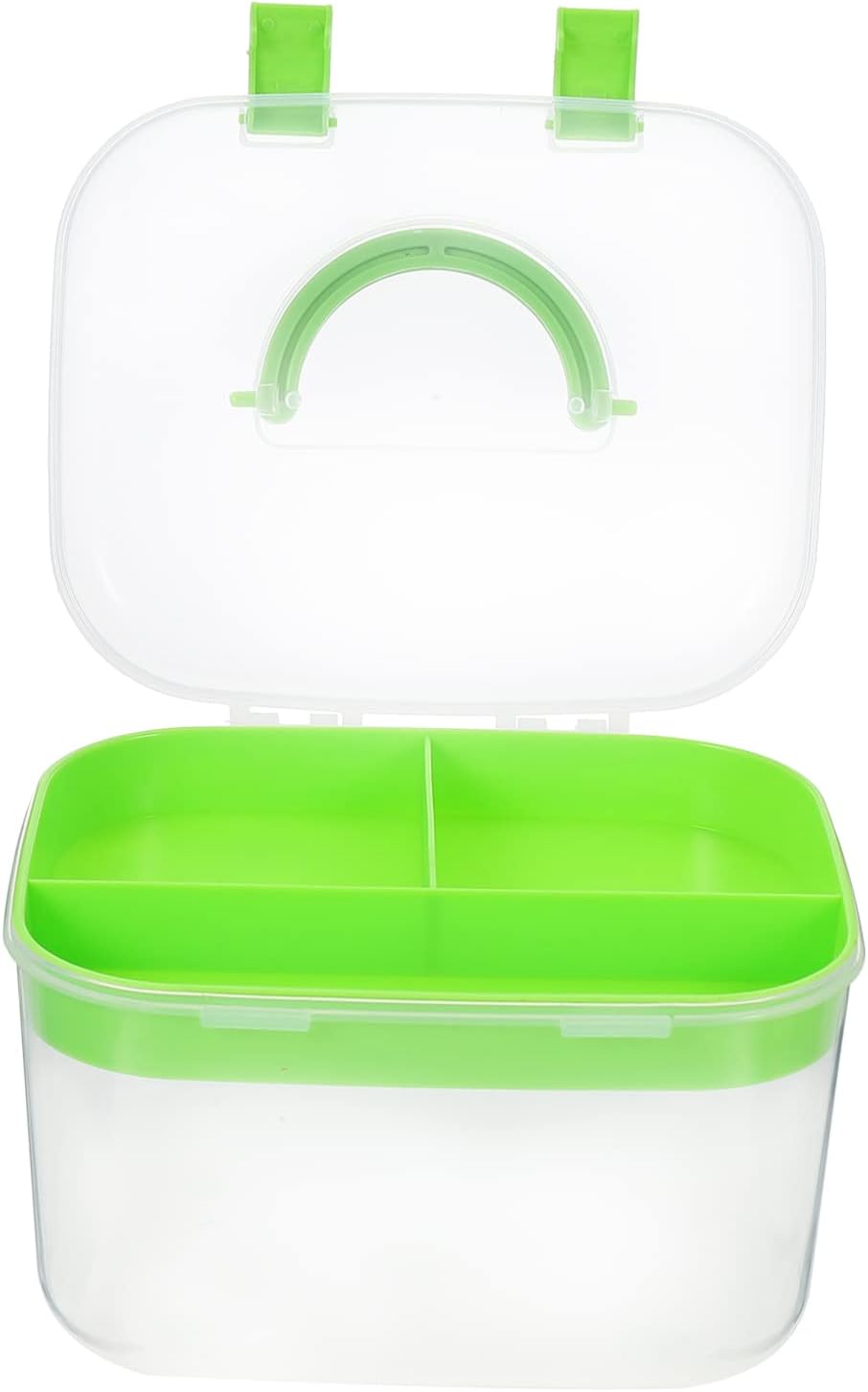 Amazon.com: Milisten Double Layer Plastic Sewing Box, Multipurpose ...