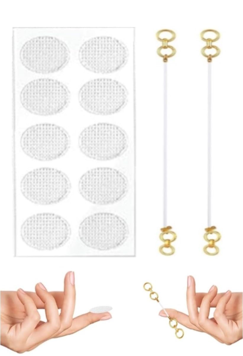 Buy Ear Lobe Support for Heavy Earrings 10 Pack, Invisible Transparent ...