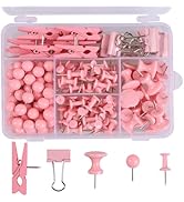 Amazon.com: Push Pins Set, 310 Pcs Thumb Tacks Map Pins, Tacks, 5 Types ...
