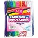 360 x Long Pipe Cleaners for Crafts - Jumbo Pack in 10 Assorted Colors ...