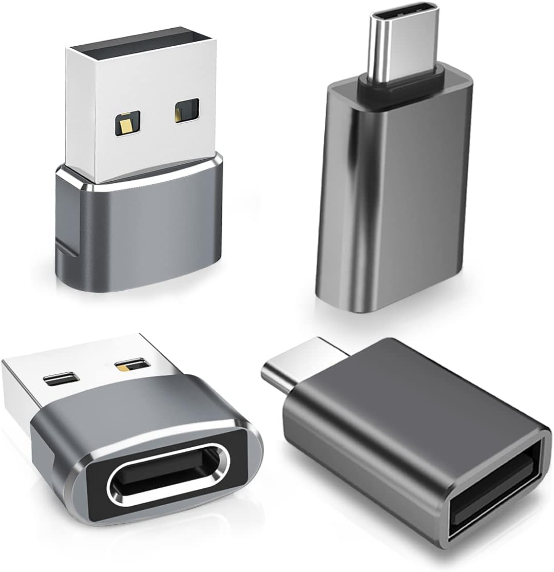Amazon.com: AAOTOKK Type C USB Adapter, Gen 2 (10Gbps) 3A USB-C 3.1 ...
