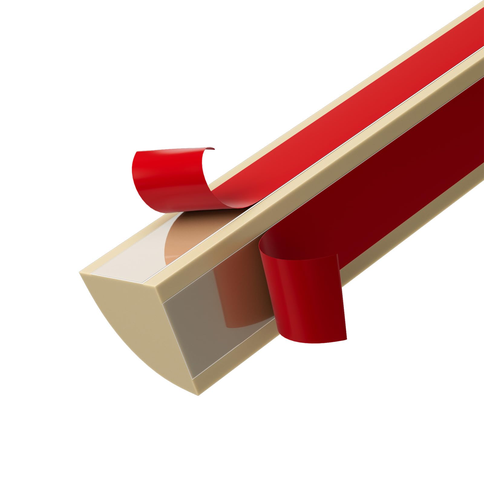 Snapklik.com : Flexible Quarter Round Molding,78Inch Self Adhesive Peel ...