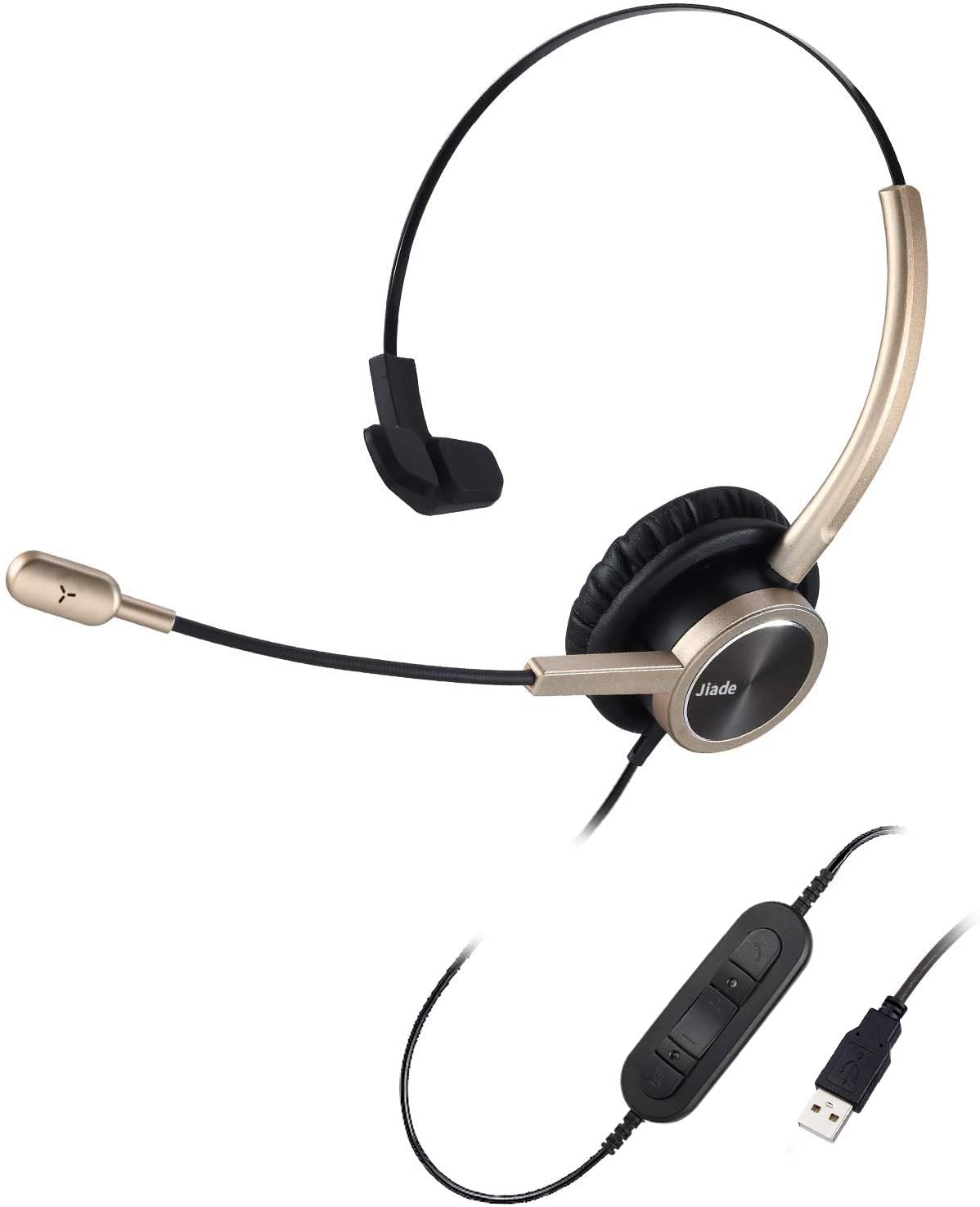 Amazon.in: Buy Jiade USB Headset with Microphone Noise Cancelling ...
