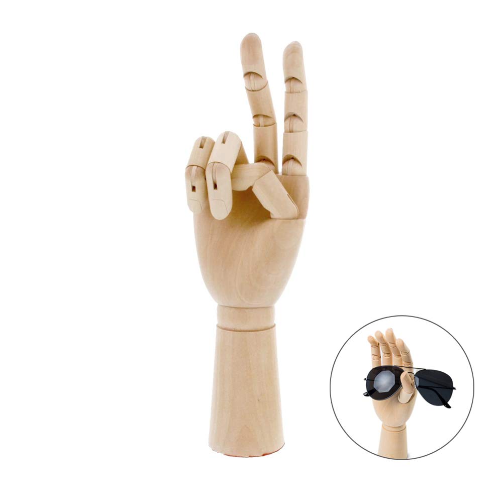 Buy Art Wooden Hand, Youthful Wood Mannequin Hand Realistic Wooden Hand ...