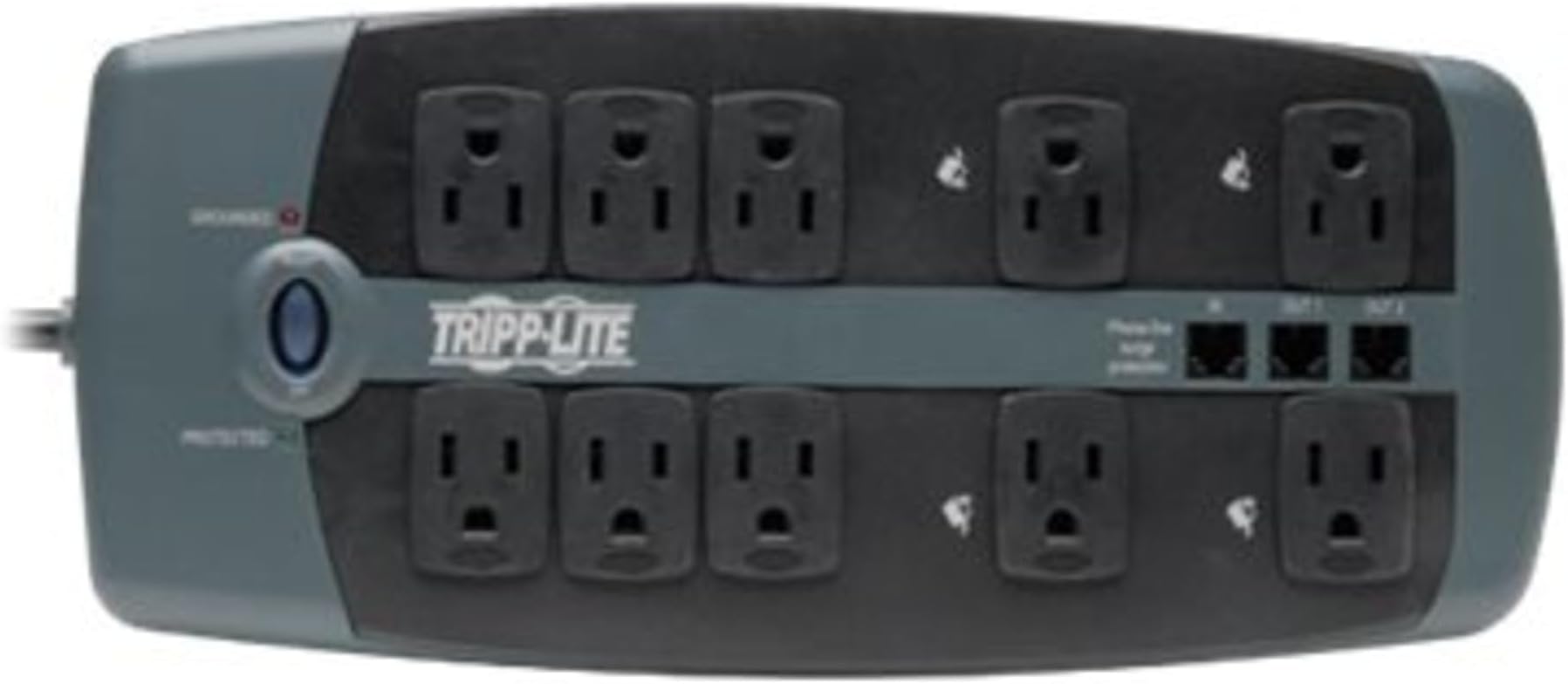 Amazon.com: Tripp Lite Surge Protector with USB Charging, 8 Outlet ...